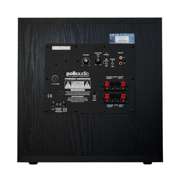 Polk Audio PSW10 subwoofer attivo da 100 watt rms – Audioevolutionhifi