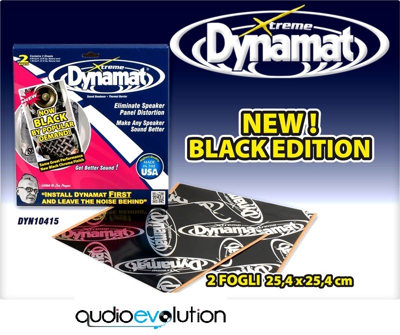 DYNAMAT EXTREME SPEAKER KIT Y10415 2 FOGLI NEW BLACK EDITION ...