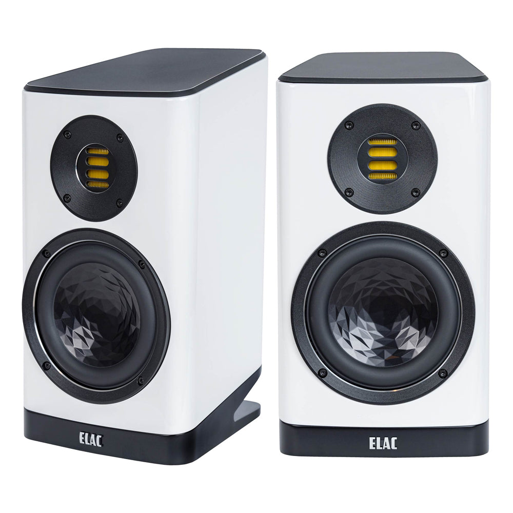 Elac Vela BS403 bianche laccato diffusori 2 vie tweeter a nastro Jet ...